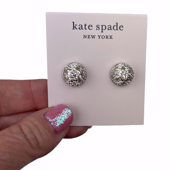 kate spade | Jewelry | Kate Spade Crystal Dome Earrings | Poshmark